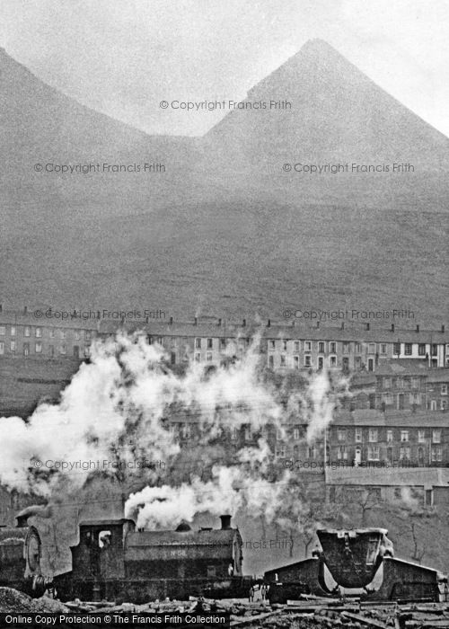 Photo of Ebbw Vale, Steel Works, Slag Heaps 1962