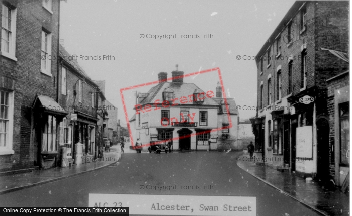 Photo of Alcester, Swan Street c.1955 - Francis Frith