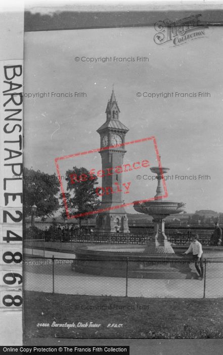 Photo of Barnstaple, Clock Tower 1890 - Francis Frith