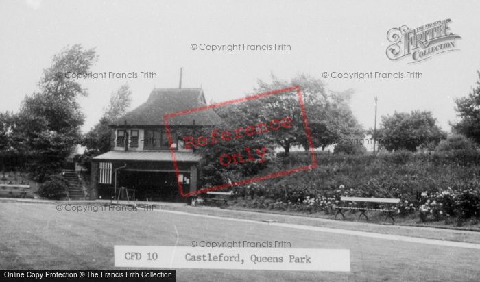 Photo of Castleford, Queens Park c.1955 - Francis Frith