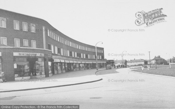 Photo of Corby, New Shopping Centre And Studfall Avenue c.1955