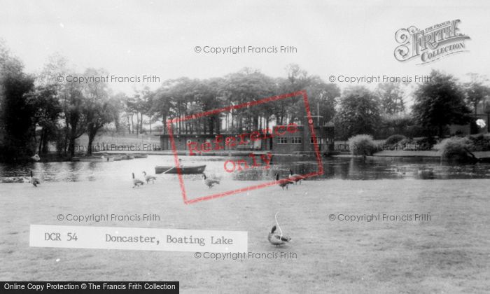 Photo of Doncaster, Boating Lake c.1965 - Francis Frith