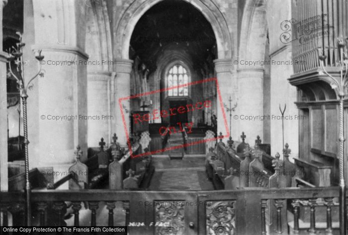 Photo of Farnham, Church, Interior West 1895 - Francis Frith