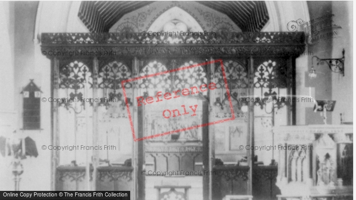 Photo of Radstock, Church, The Screen 1914 - Francis Frith