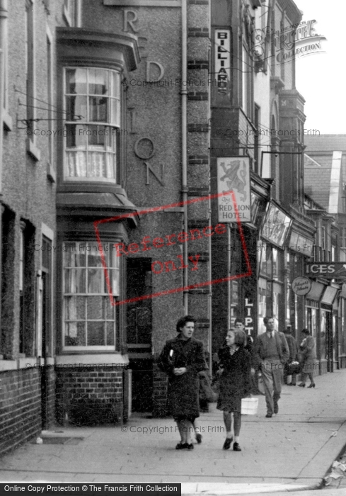 Photo of Redcar, Red Lion Hotel c.1950 - Francis Frith