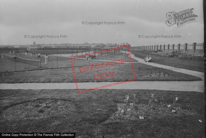 Photo of Redcar, Zetland Park, The Tennis Courts 1924