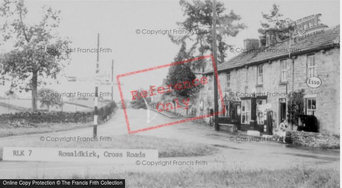 Photo of Romaldkirk, The Cross Road c.1955 - Francis Frith