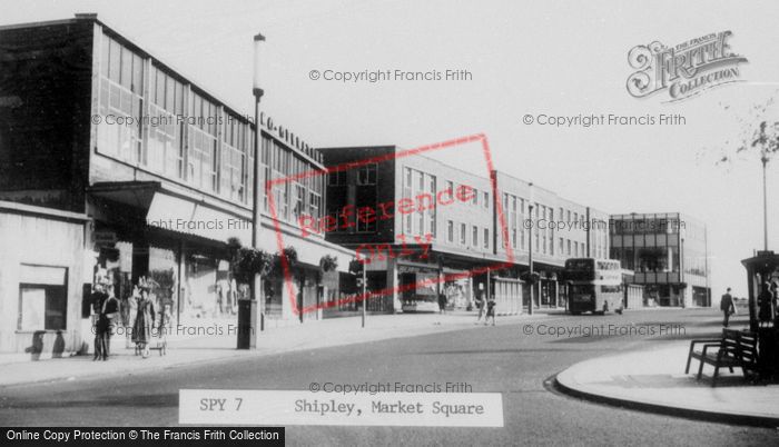 Photo of Shipley, Market Square c.1965 - Francis Frith