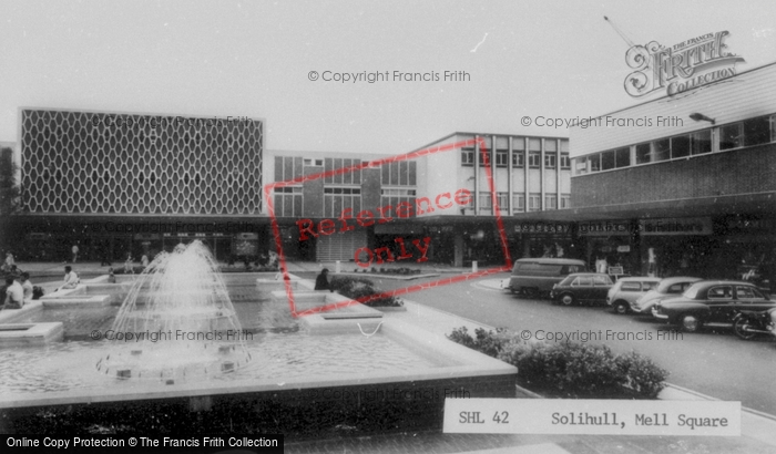 Photo of Solihull, Mell Square c.1965 - Francis Frith