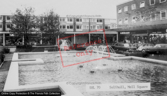 Photo of Solihull, Mell Square c.1965 - Francis Frith