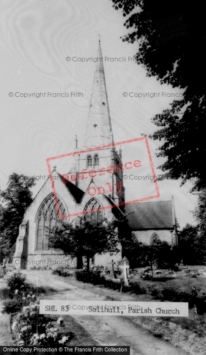 Photo of Solihull, Parish Church c.1965 - Francis Frith