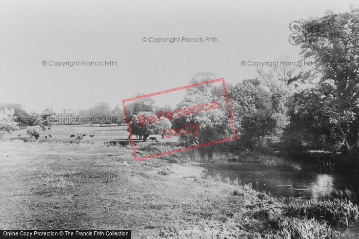 Photo of Turvey, Hall, From The Bridge 1897 - Francis Frith