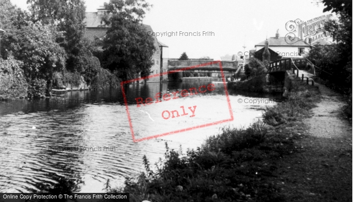 Photo of Ware, The River Lea c.1955 - Francis Frith