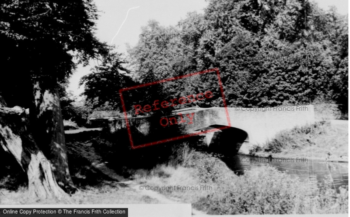 Photo of Watford, The Canal Bridge c.1955 - Francis Frith