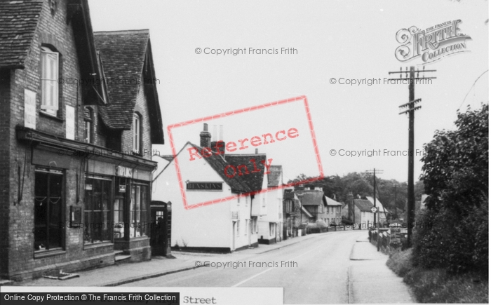 Photo of Watton At Stone, High Street c.1955 - Francis Frith
