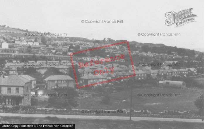 Photo of Ystalyfera, View From Darren Mountain c.1955